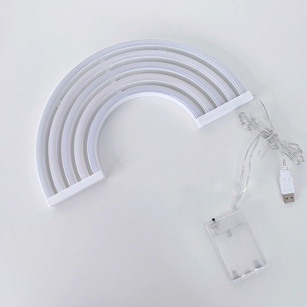 LED Rainbow Neon Sign Night Light Rainbow Decor Ne... – Grandado