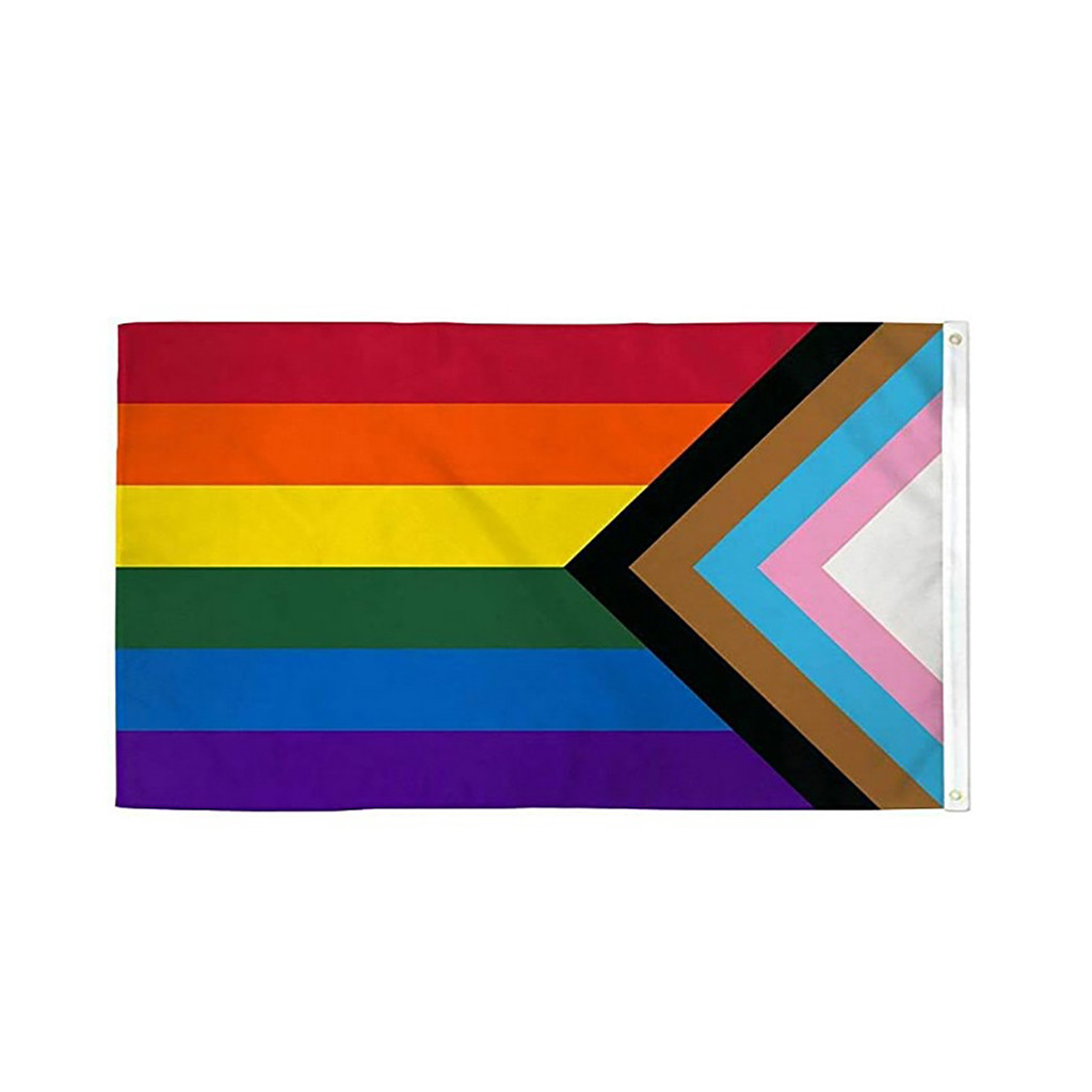 1pc Rainbow Striped rectangle Flag Polyester Print... – Grandado