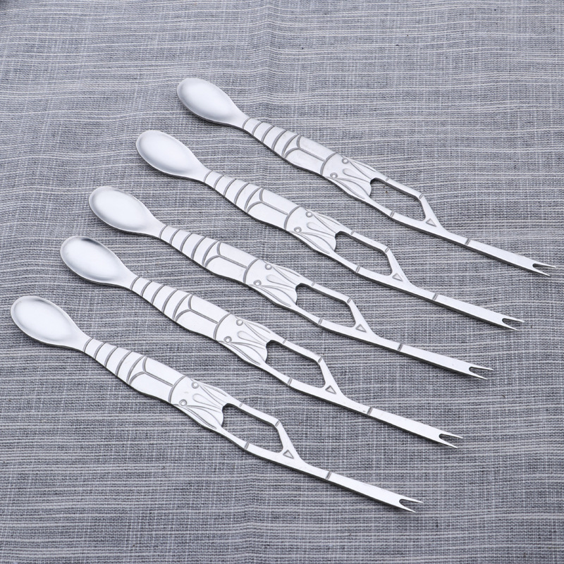 1PC Crab Spoon Crab Fork Stainless steel Cutlery K... – Vicedeal