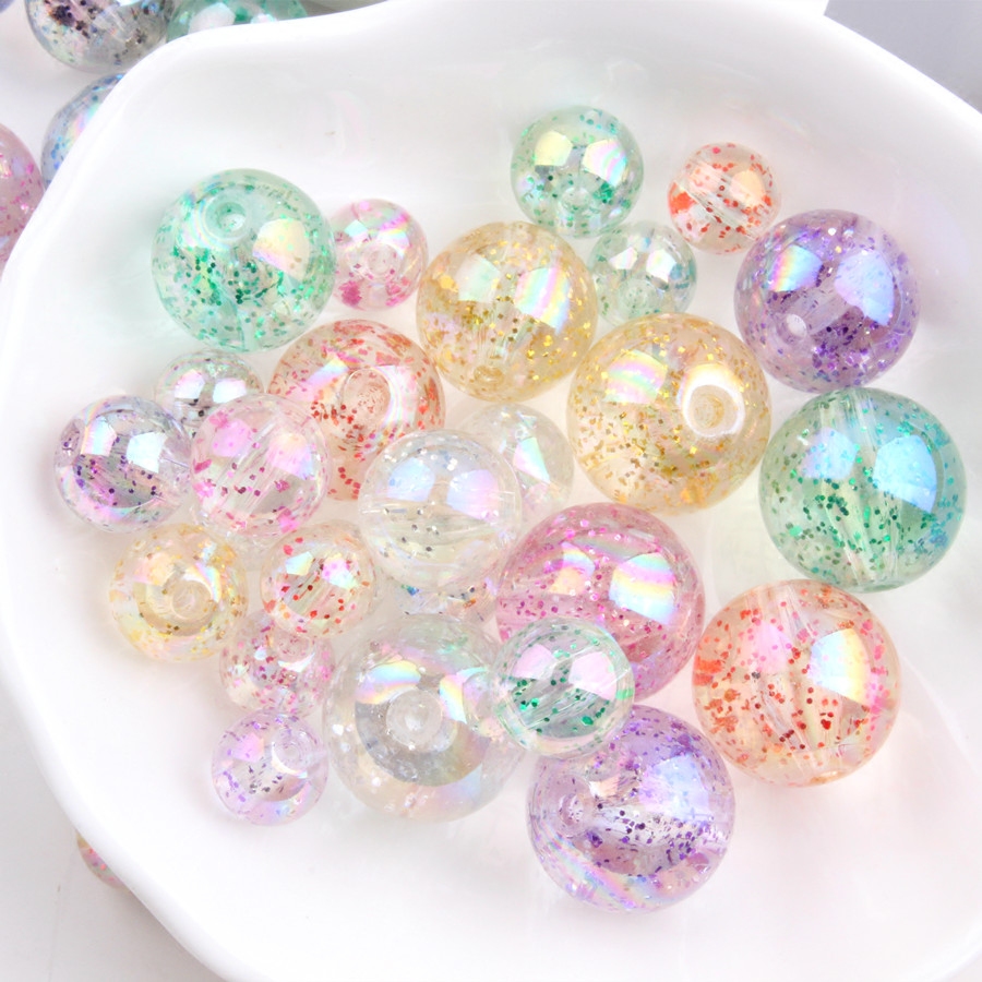star AB color transparent glitter pearl beads for ... – Vicedeal