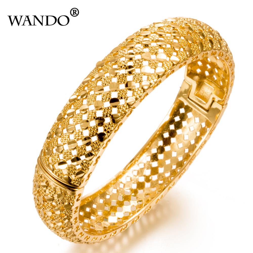 WANDO Mode Ethiopische Armbanden Voor Vrouwen Goud... – Grandado