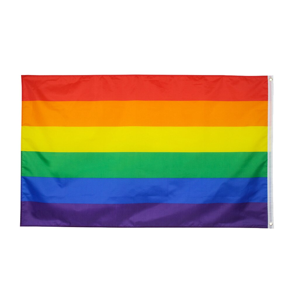 90x150cm huge giant large LGBT Rainbow Flag FT Pol... – Grandado