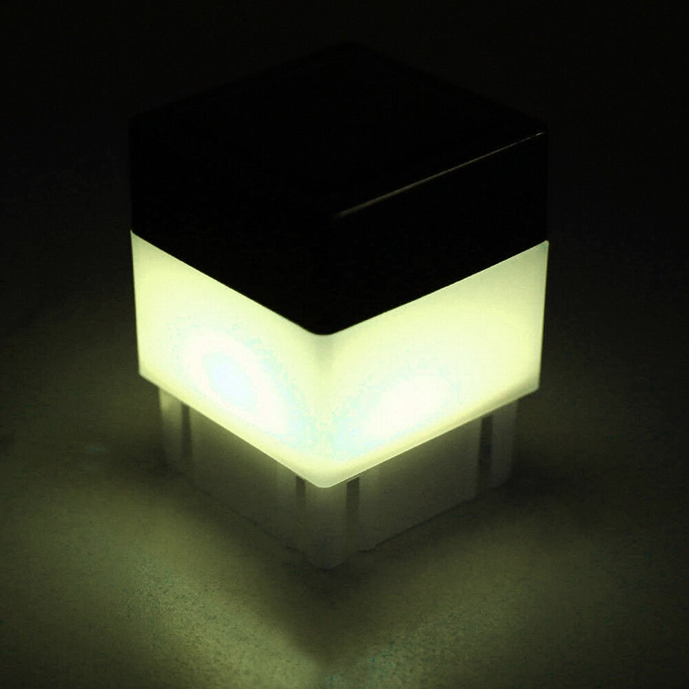 Outdoor Solar Powered Fence Post Pool LED Square L... – Grandado