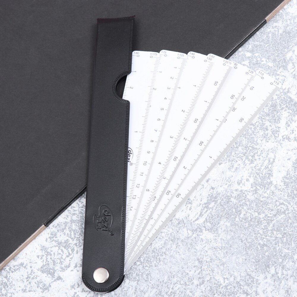 Folding Sector Ruler Multifunctional Scale Ruler S... – Grandado