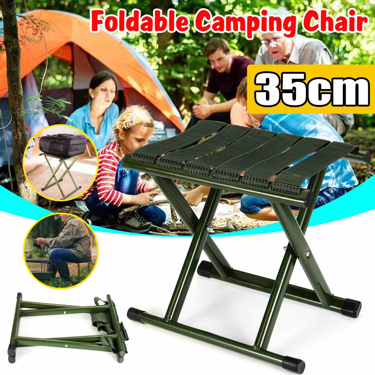 Travel Ultralight Folding Chair Superhard High Loa... – Vicedeal