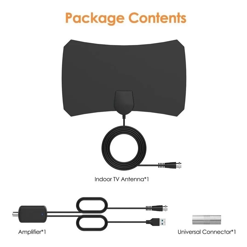 Indoor TV Antenna,HD Digital TV Antenna Long 80 Mi... – Grandado