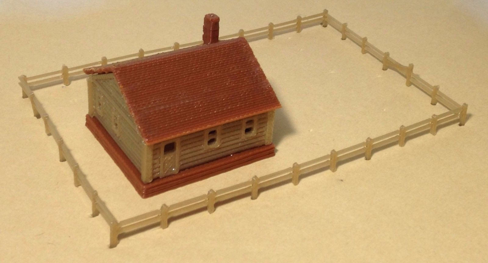 Outland Models Country Cottage House with Fencings... – Vicedeal