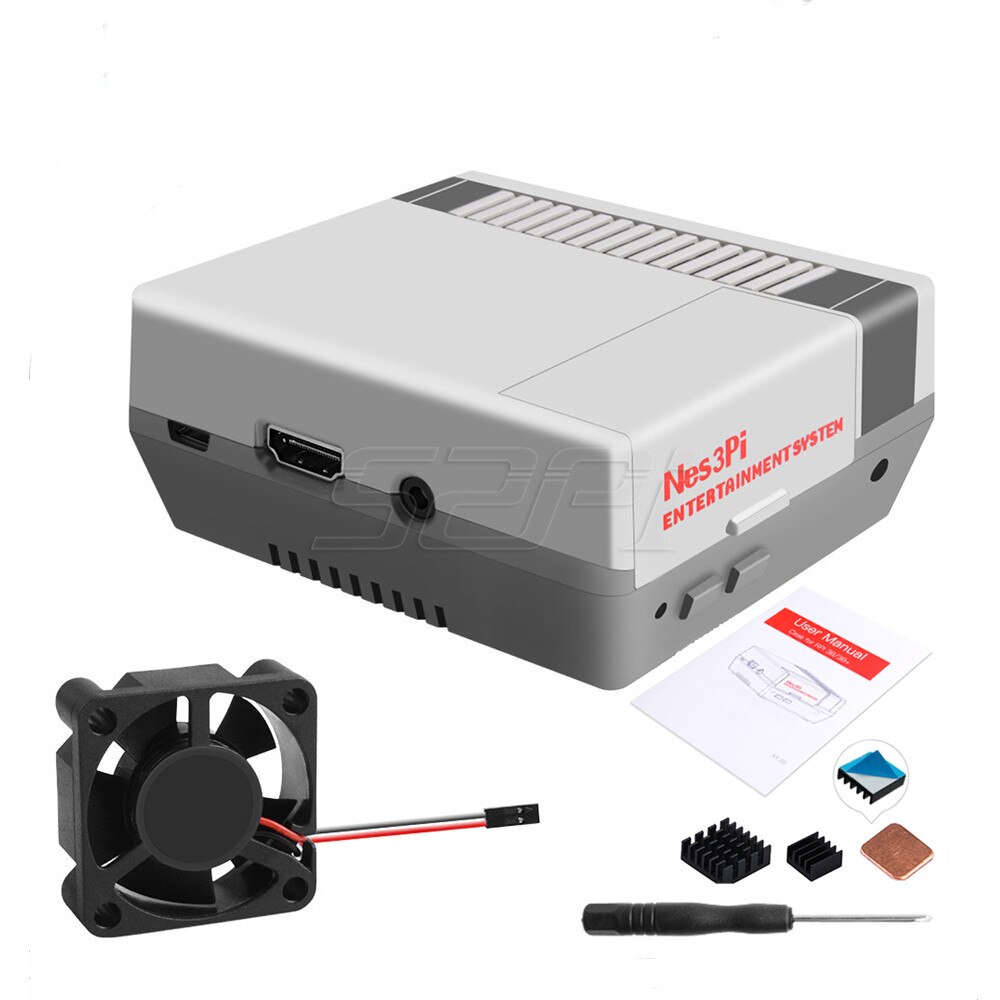 52Pi Nes3Pi NES Style Case Kit ABS Functional Cool... – Grandado