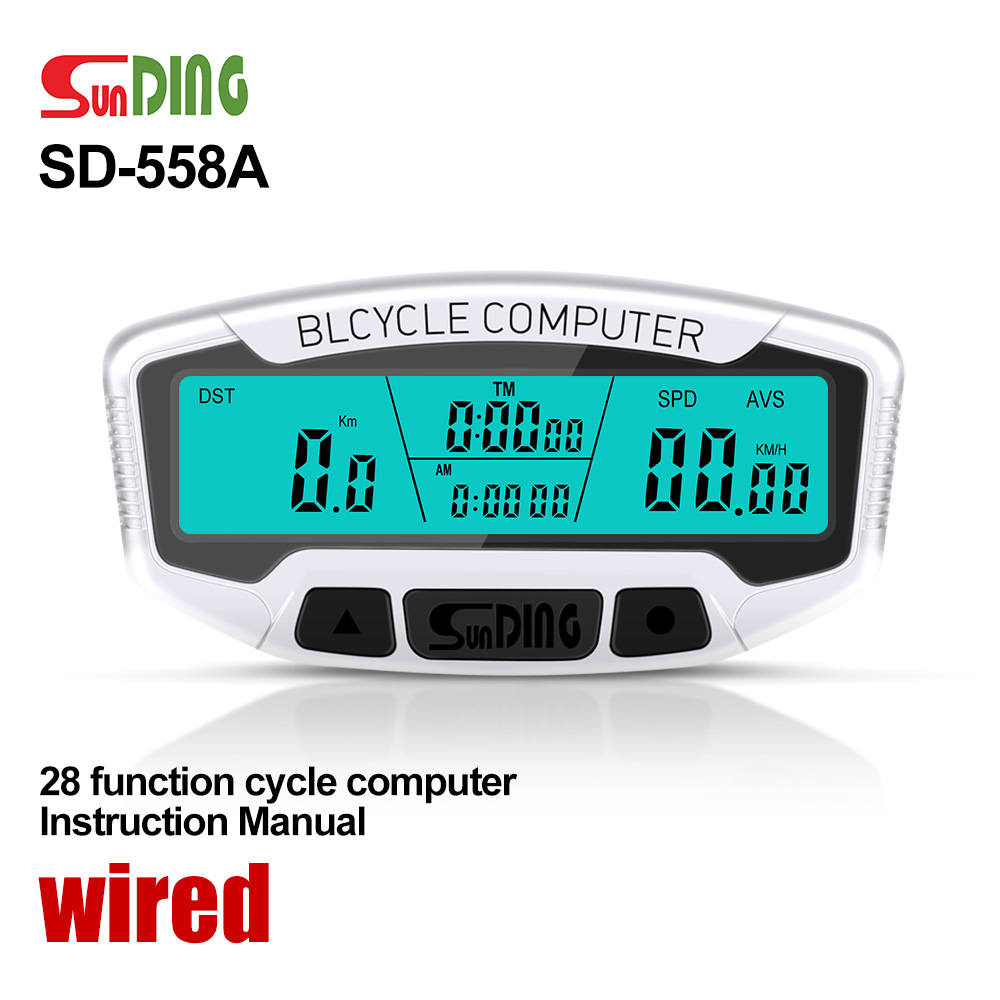 Sunding Fiets Computer Wired Stopwatch Fiets Snelh... – Vicedeal