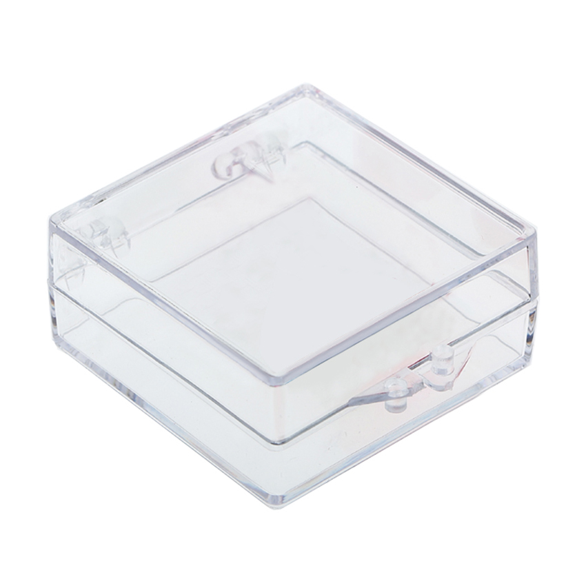 Mini Square Plastic Box Jewelry Box, Clear Beads J... – Grandado