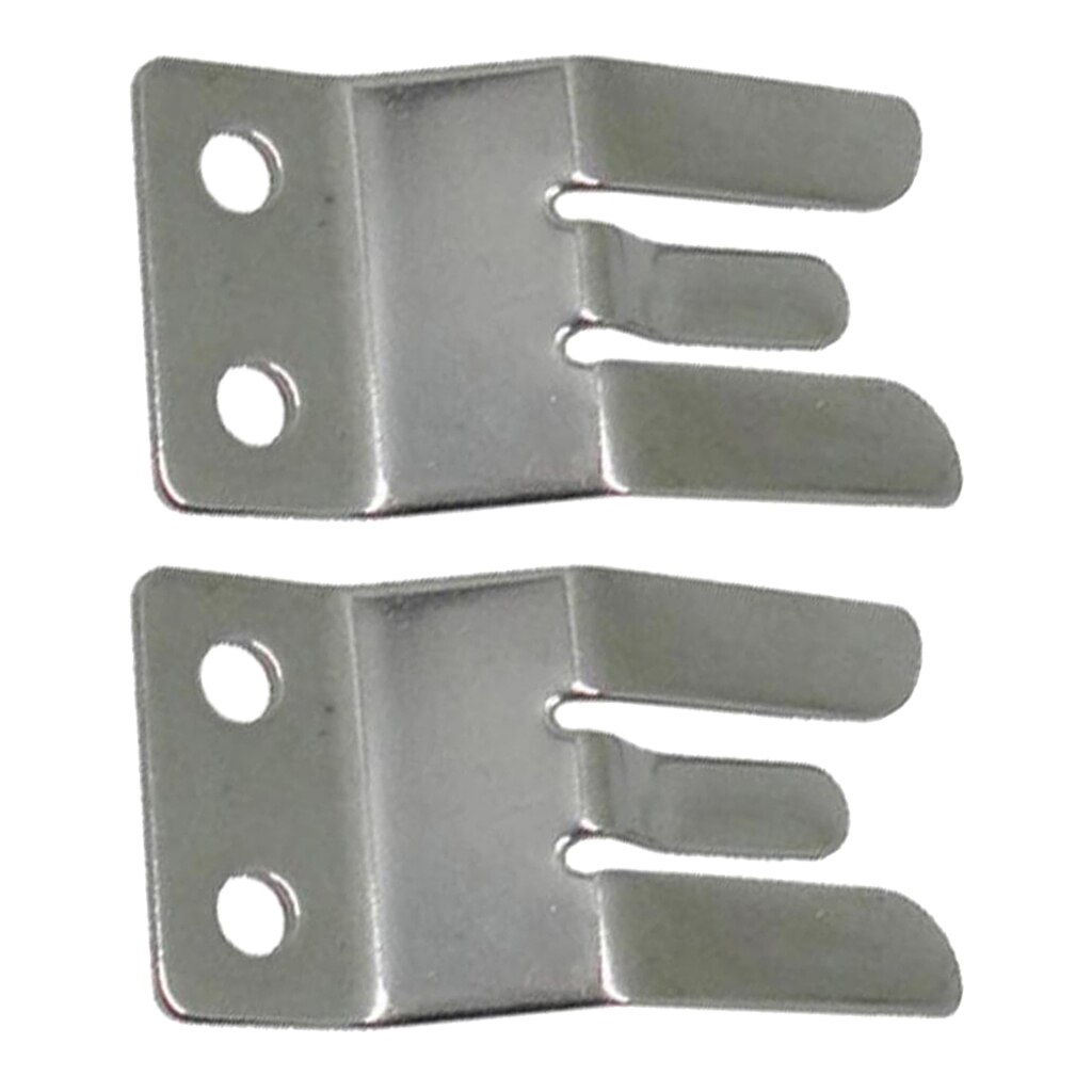 2 X Rvs Een Stuk Microfoon Clip Hailers Vhf Cb Rad... – Vicedeal