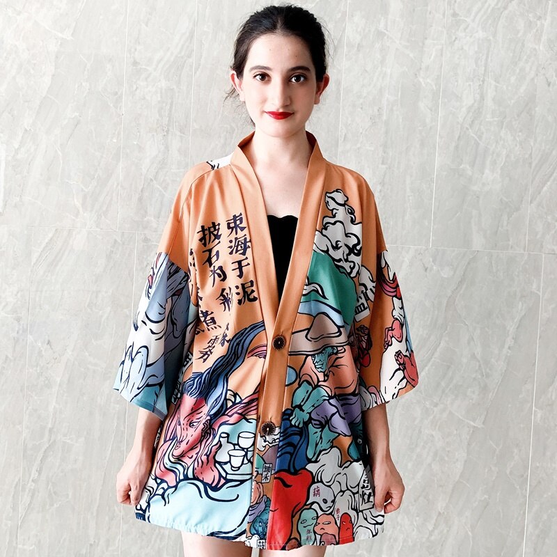 Women Kimono Haori Yukata Women Japanese Clothing ... – Grandado