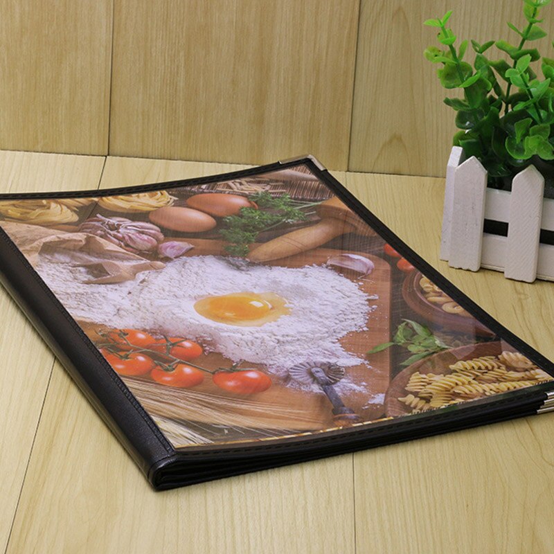 2Pcs Transparent Restaurant Menu Covers for A4 Siz... – Grandado