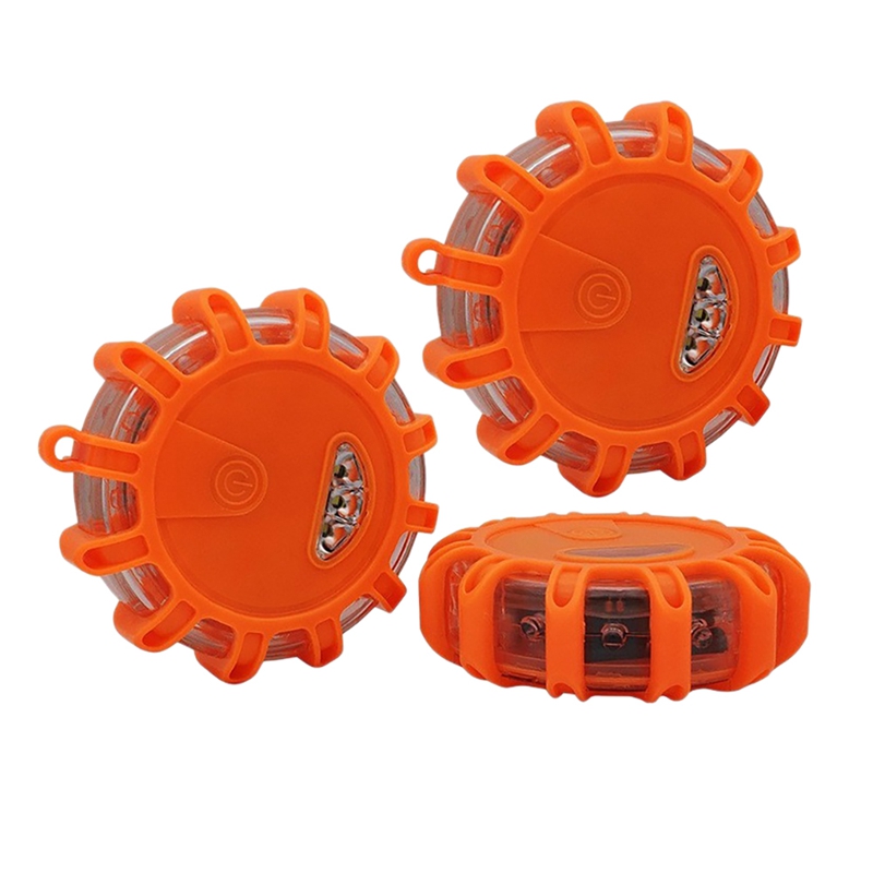 3 Pcs Auto 12+3 LED Round Beacon Emergency Strobe ... – Grandado