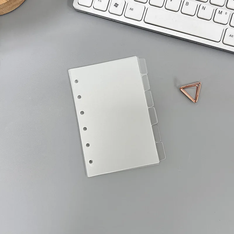Colorful Transparent Paper Index Divider A5 A6 6 H... – Grandado