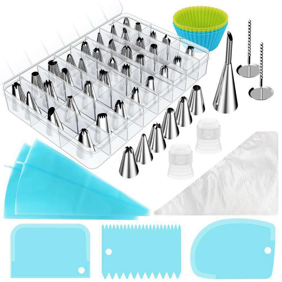 66Pcs Cake Decorating Tools Kit Baking Supplies Se... – Grandado