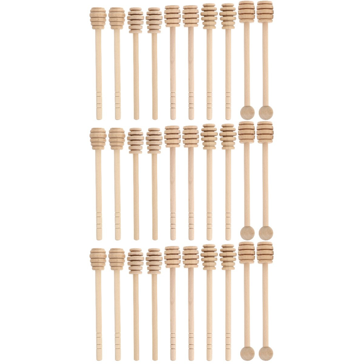 30 Pcs Einfache Honig Sticks Honig Wischt Stangen ... – Grandado