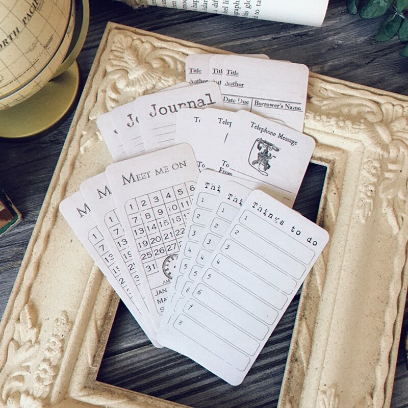 Retro notes tag stickers To do list writing materi... – Grandado