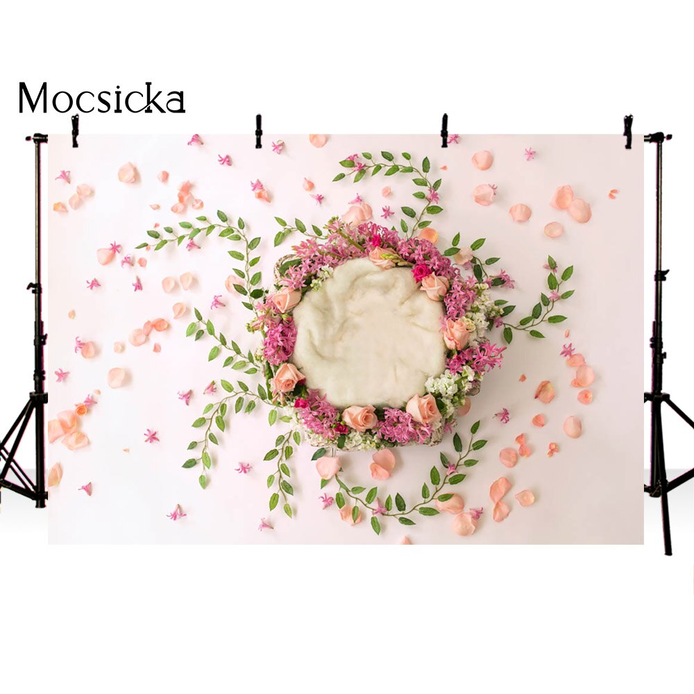 Newborn Baby Kid Photography Backdrop Infant Flora... – Vicedeal