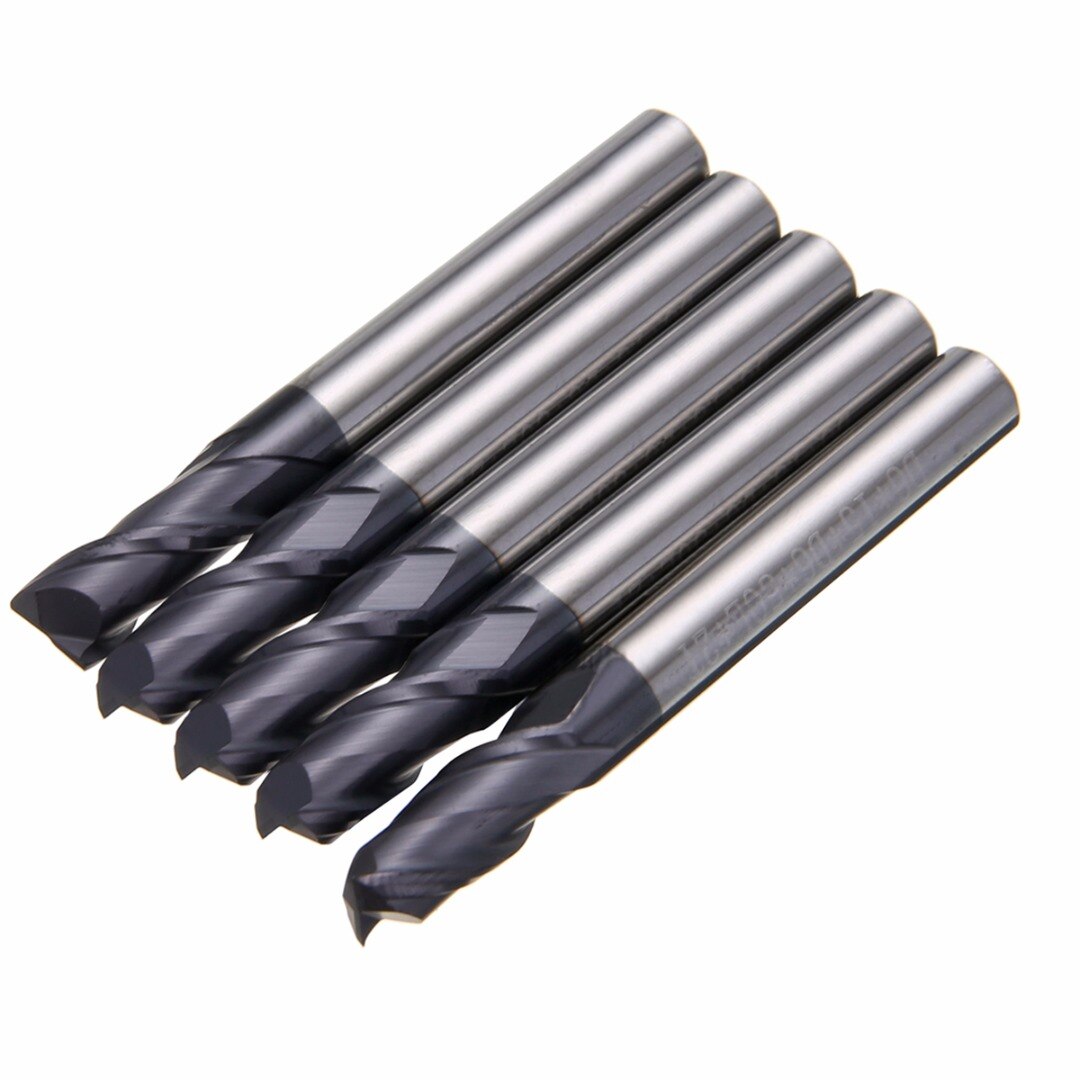 5 Pcs 6 Mm Diameter Vhm Mill 2 Fluit Micrograin Cn... – Vicedeal