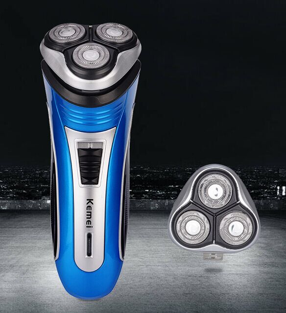 Rechargeable Electric Beard Trimmer 3D Triple Floa... – Grandado