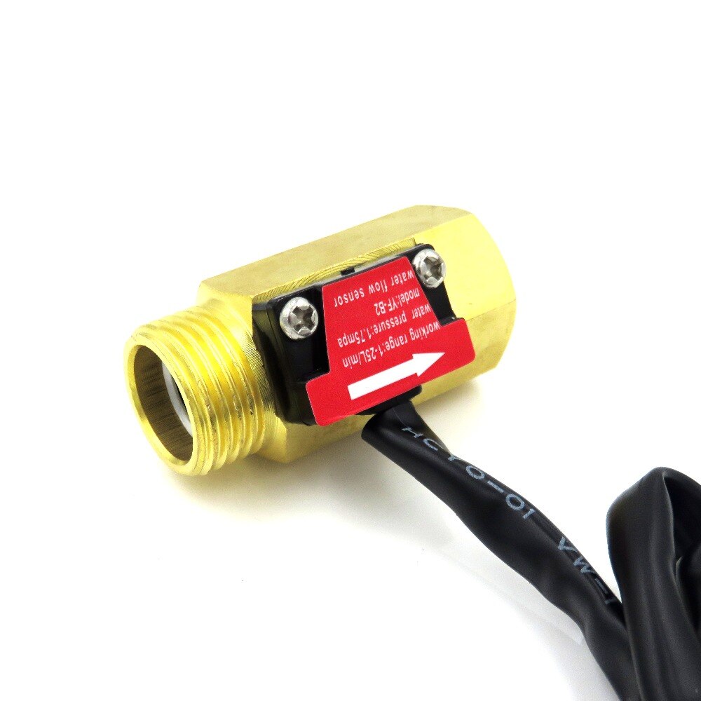 Yf B2 G1 2 Dn15 Pure Brass Water Flow Sensor Vicedeal