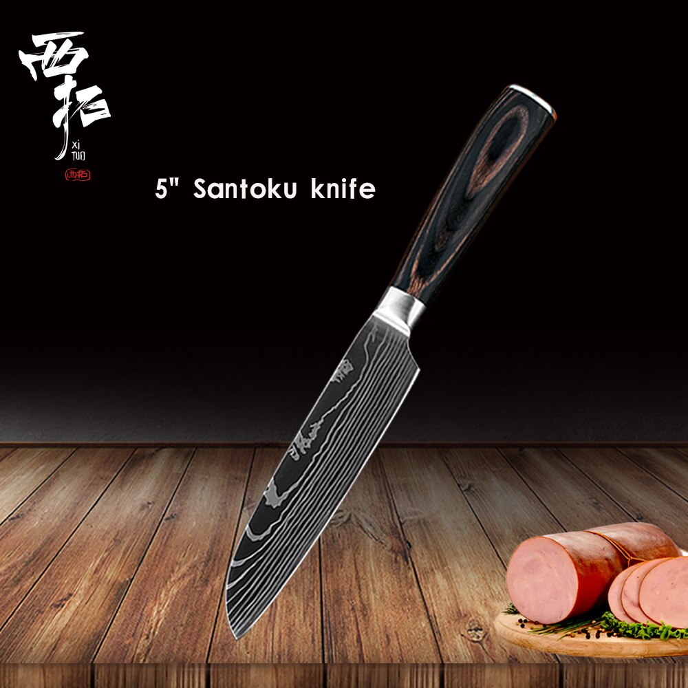 XITUO Chef Knife Practical Santoku Cut Meat Fruit ... – Grandado