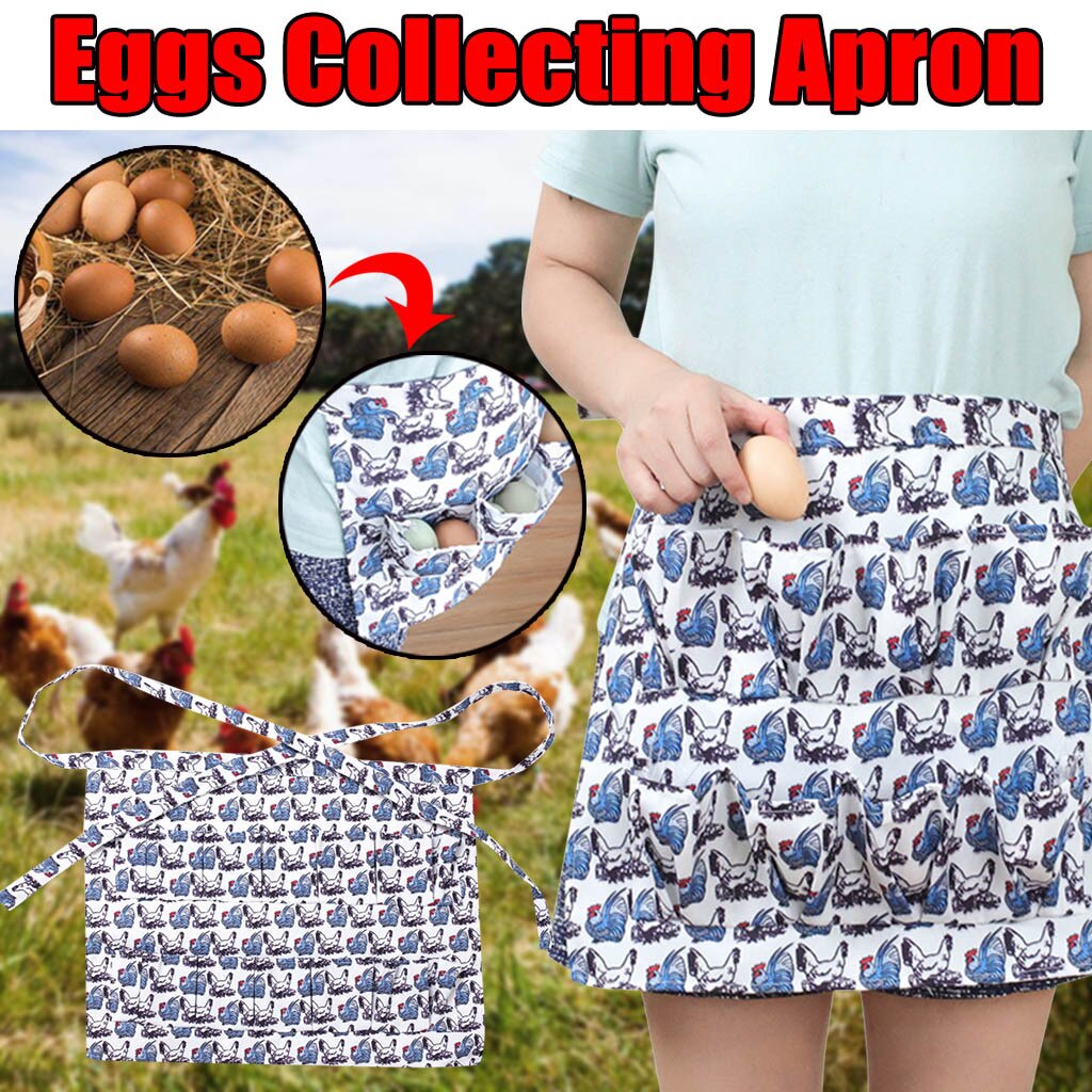 Pockets Egg Collecting Harvest Apron Chicken Farm ... – Grandado