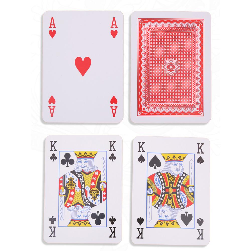 A4 Big Poker Cards Texas Hold'em Playing Cards Jac... – Grandado
