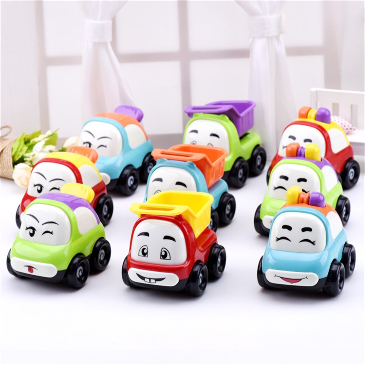 Inertia Cartoon Car Wind Up Toys Mini Truck Sport ... – Grandado