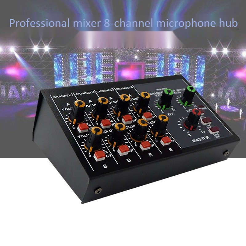 MIX-428E O Mixer 8-Kanaals Mixer O Signaal Mengen ... – Grandado