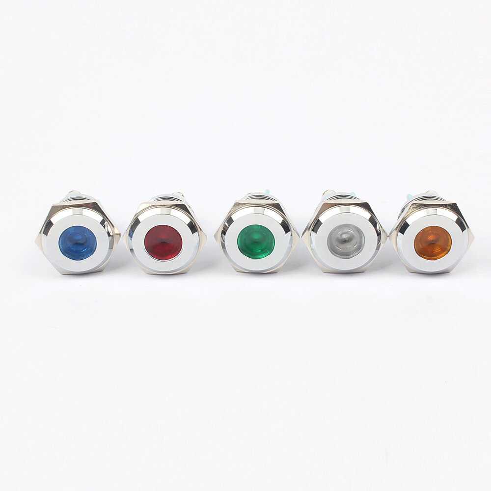 LED Metal Indicator light 16mm waterproof Signal l... – Vicedeal