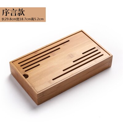 Bamboo Tray Kungfu Tea Table Serving tray Bamboo T... – Grandado