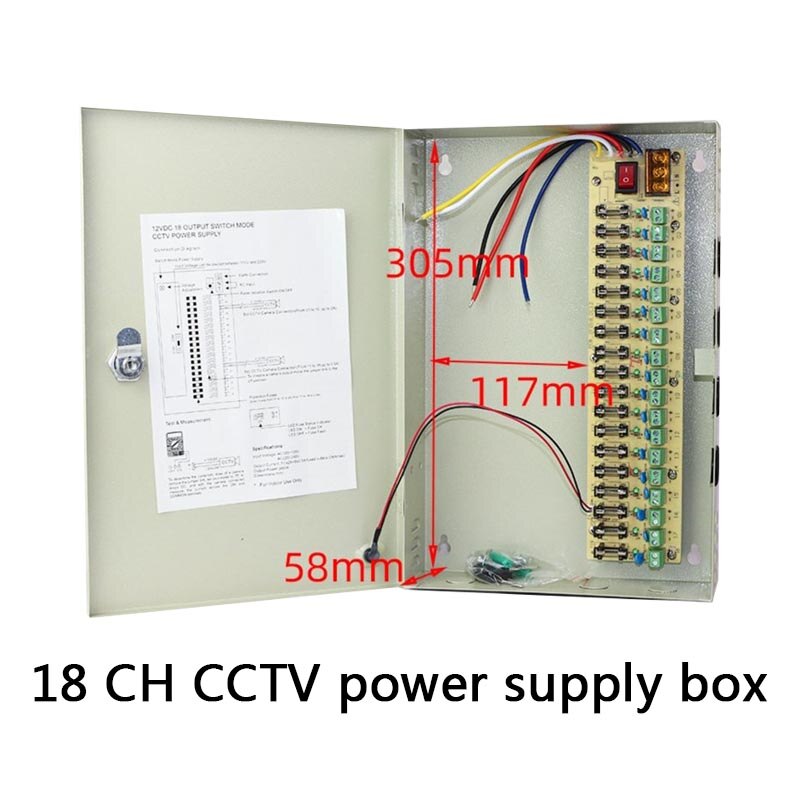 5V 12V 24V 18-way Monitoring Switch Power Box Cent... – Grandado