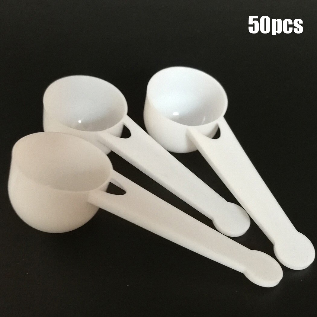 50PCS/lot 1g Plastic 1 Gram Scoops/Spoons For Food... – Grandado
