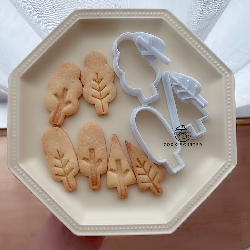 Town Theme House Shape Biscuit Mold Tree Bee Apple... – Grandado