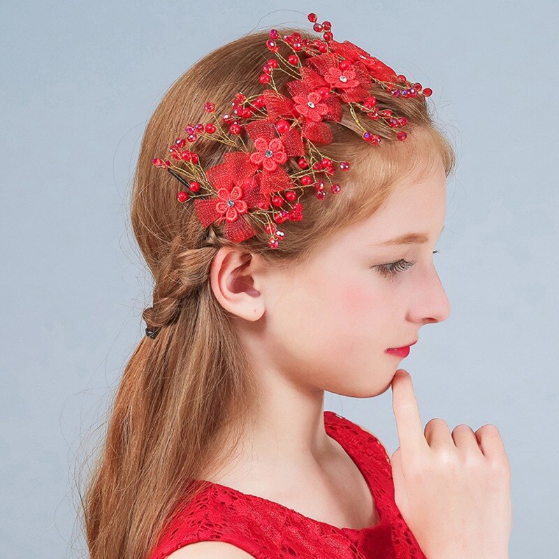 Children's Girls Crown Headwear Princess Girl Crow... – Grandado