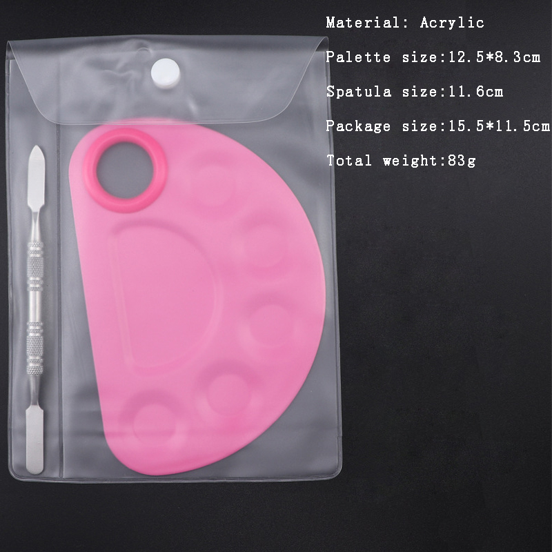 Butterfly Makeup Mixing Palette Half moon Heart Sq... – Grandado