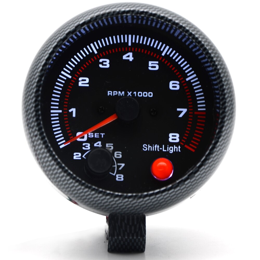 3.75" 95mm Carbon Electrical Tachometer RPM G... – Grandado