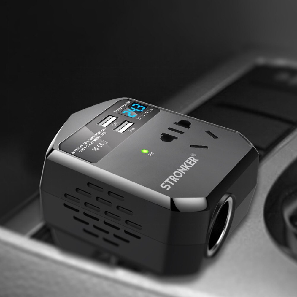 Universal 12V/24V to 220V Power Supply Socket Car ... – Grandado