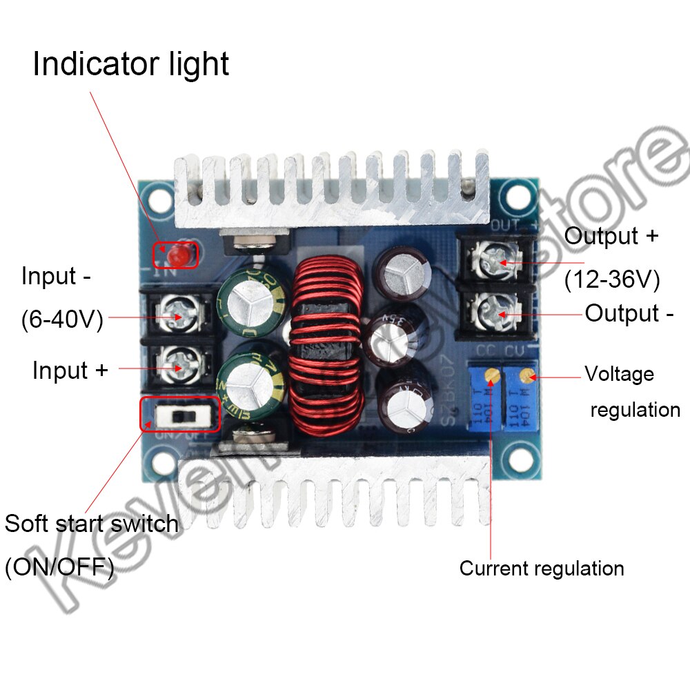 1PCS DC-DC 300W 20A Buck Converter Step Down Modul... – Vicedeal