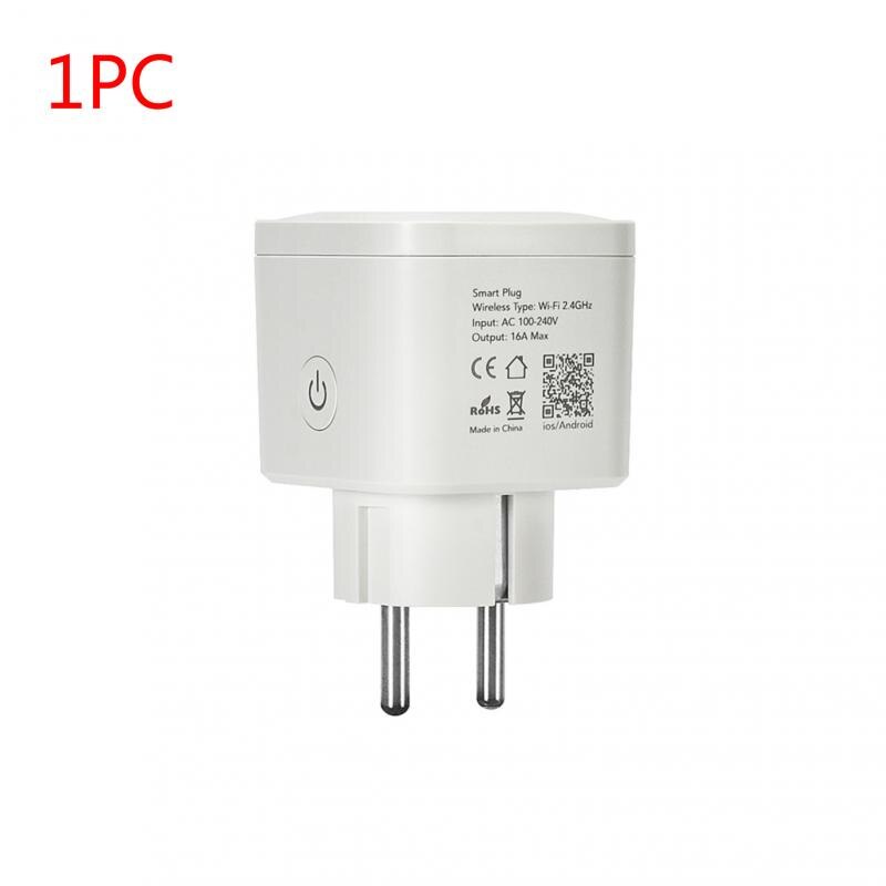 Home Smart Plug WiFi Socket EU 16A Power Monitor T... – Grandado