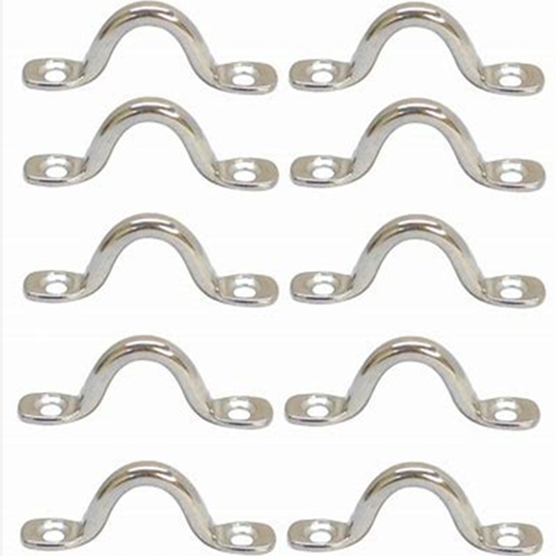 10 x Stainless Steel Wire Eye Strap Sailing Kayak ... – Grandado