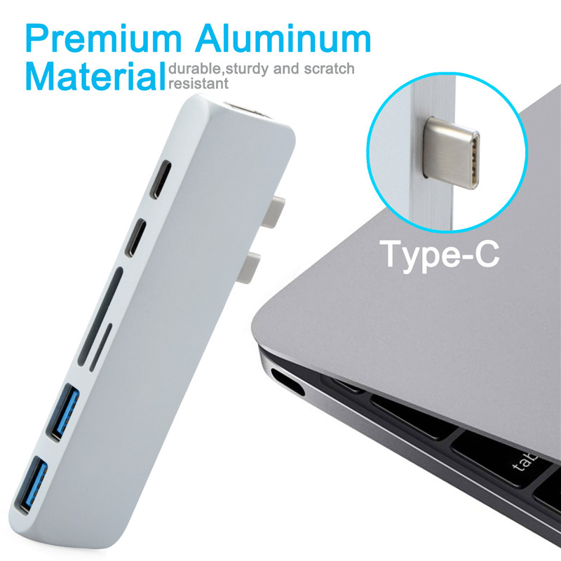 USB C HUB Type C Thunderbolt 3 Adapter USB-C Docki... – Vicedeal