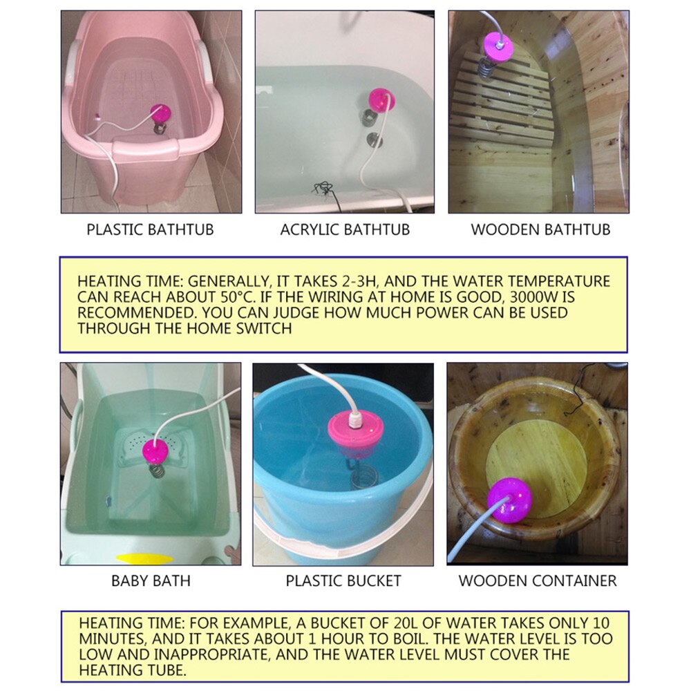 Boiling Water Stick Heat Faster, High-power Stainl... – Vicedeal