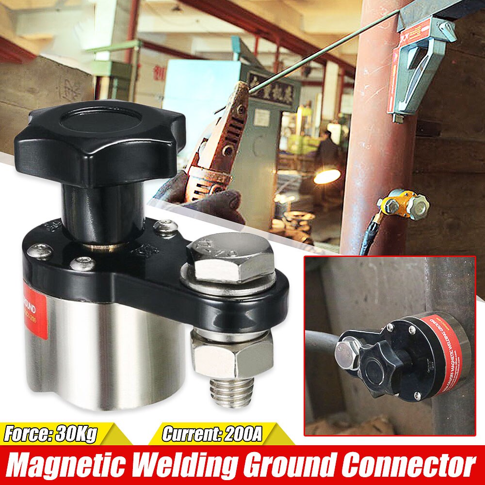 Force 30Kg 200A Magnetic Welding Ground Clamp Hold... – Grandado