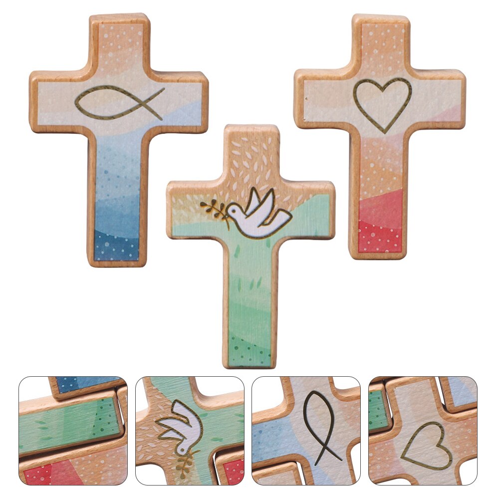 3pcs Christian Cross Traditional Household Office ... – Vicedeal