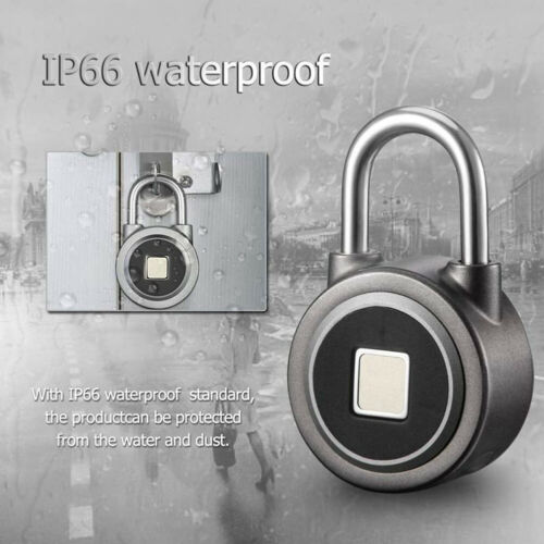 Smart Keyless Door Lock Fingerprint Padlock Blueto... – Grandado