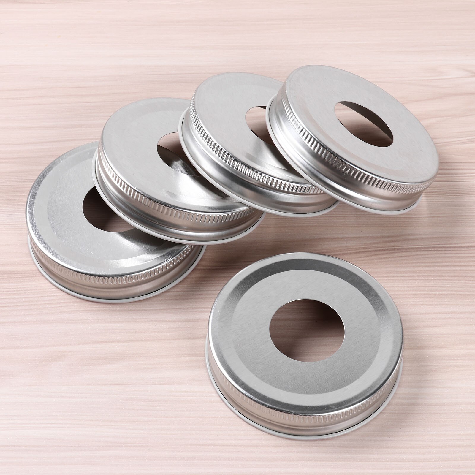 5 70mm Mason Canning Jars Pump Caps Wide Mouth Soa... – Vicedeal