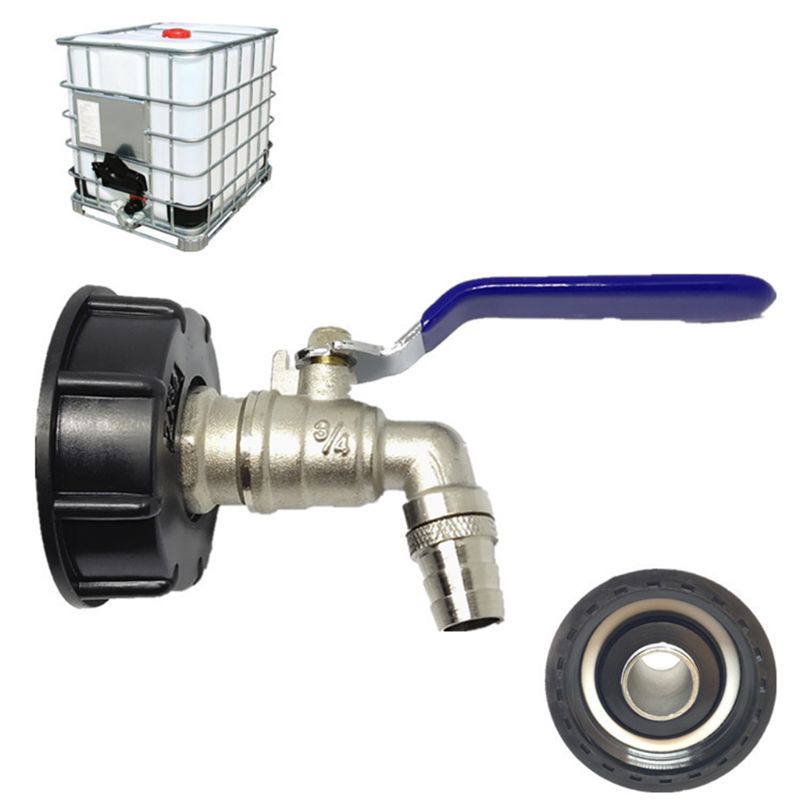 IBC Ball Outlet Tap Tank 3/4" Food Grade Drain Ada... – Grandado